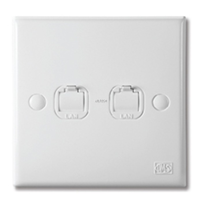 3 Series Satellite, Telephone, TV&LAN Data Socket - 2 Gang LAN Socket ...