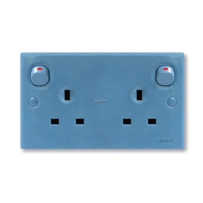 Flush Sockets - 13A Twin Flush Switches Socket Outlet