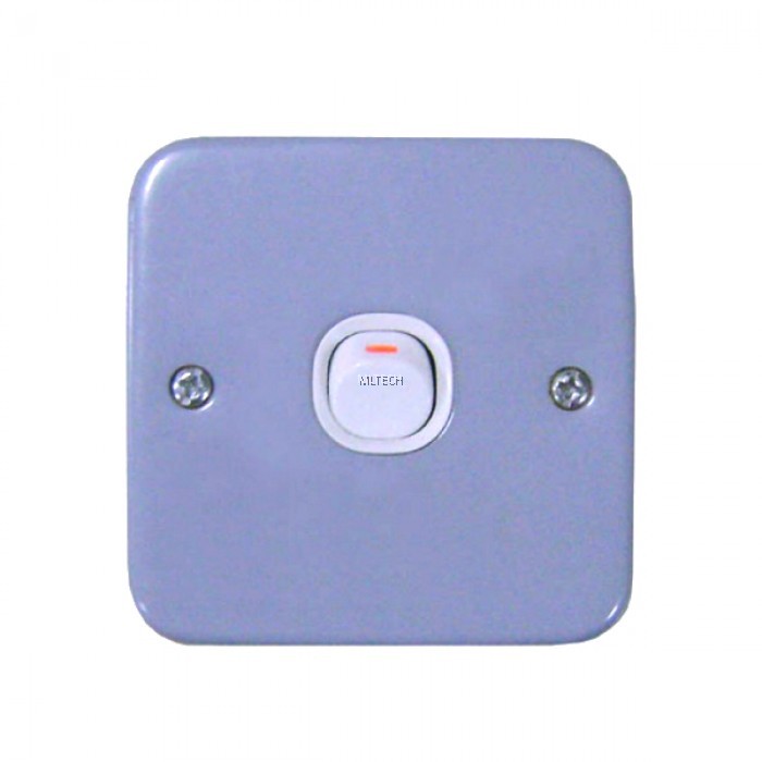 ESM Metal Clad Series - 10A 1 Gang 2-Way Switch