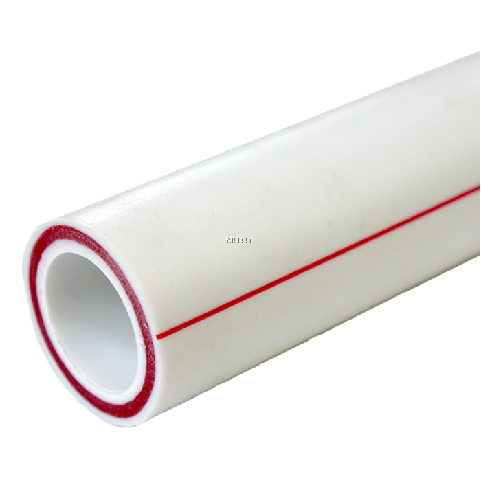 Aquasystem (PPR) Pipe PN20 4m Length (For Hot Water Application) - Red ...