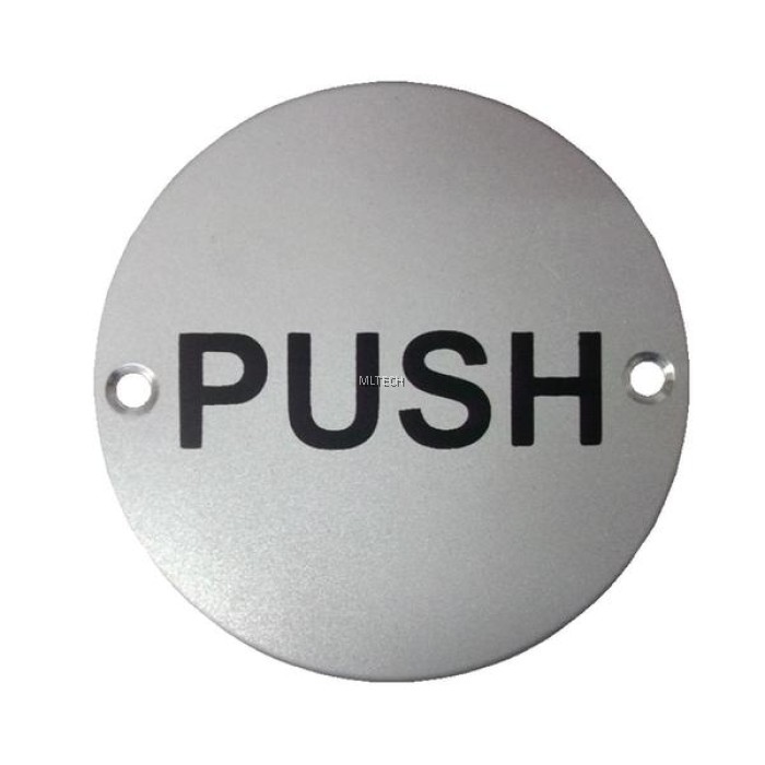 Push & Pull Plate - Round Push Plate