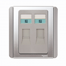 Neo Series Telephone And Data Sockets - 2 Gang Telephone Socket ...