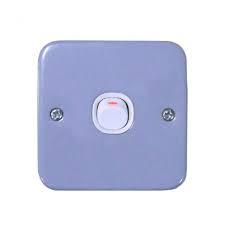 ESM Metal Clad Series - 10A 1 Gang 1-Way Switch