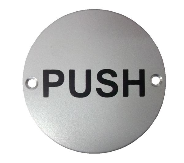 Push & Pull Plate - Round Push Plate