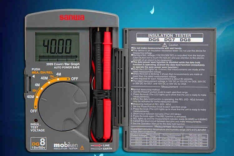 Sanwa DG8 Insulation Tester