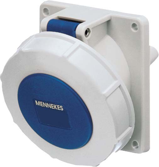 MENNEKES IP 67 CEE Panel Mounted Receptacles, Screwless, with ...